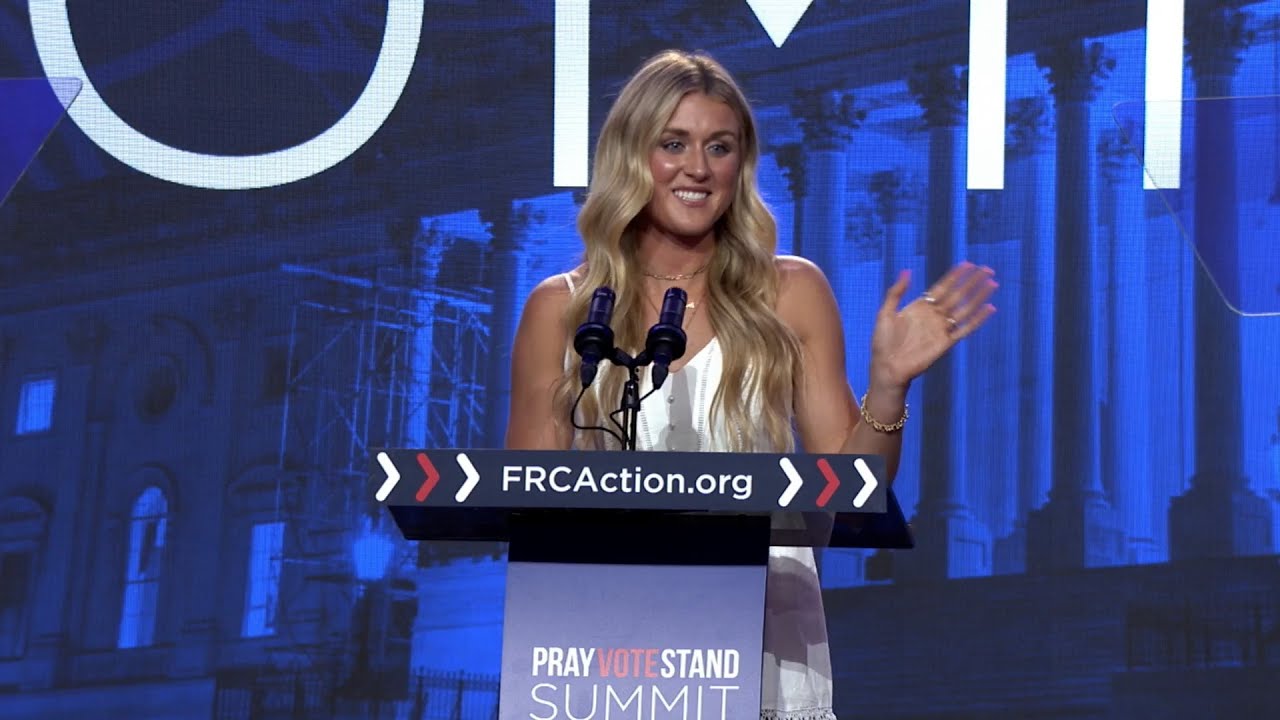 Riley Gaines — Pray Vote Stand Summit 2023 - Harbingers TV