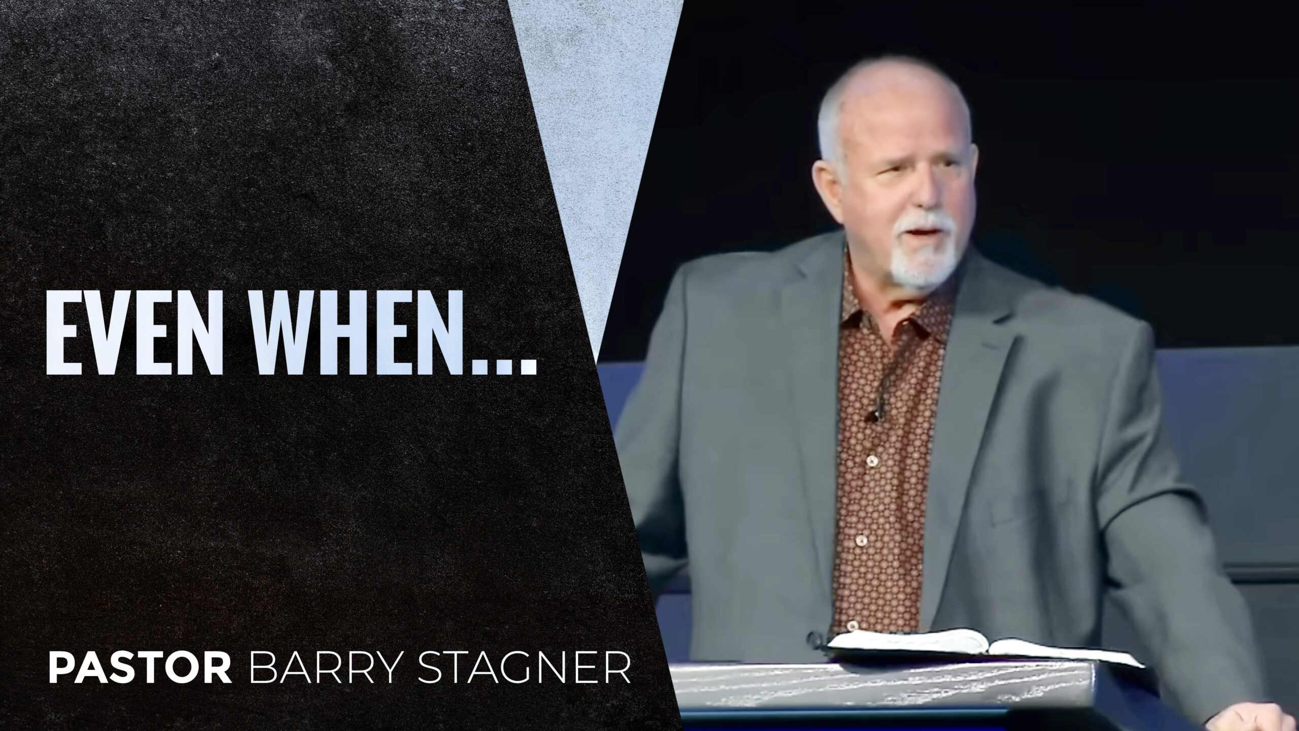Barry Stagner: Even When… - Harbingers TV