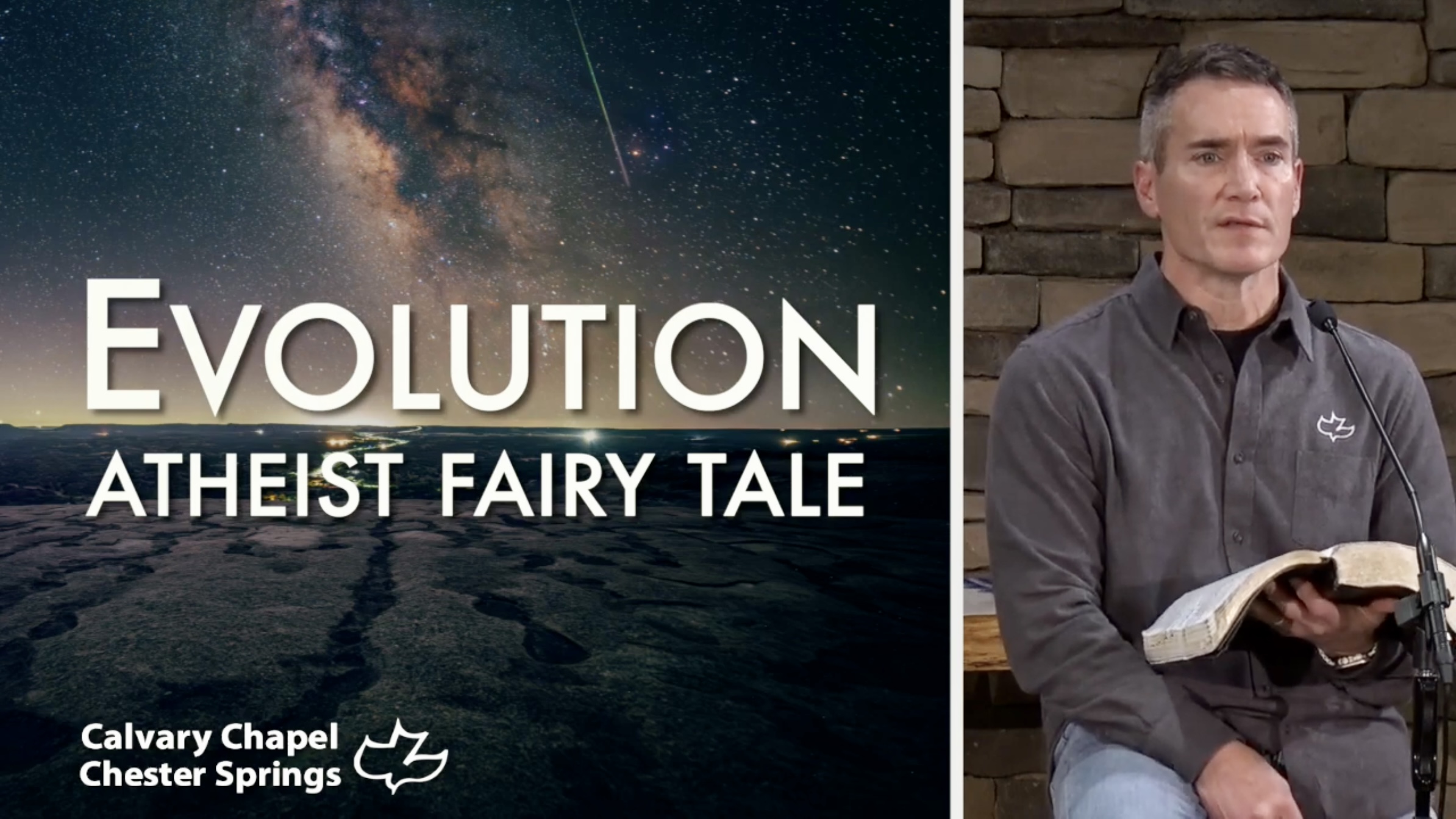 Chris Swansen: Evolution — Atheist Fairy Tale - Harbingers TV