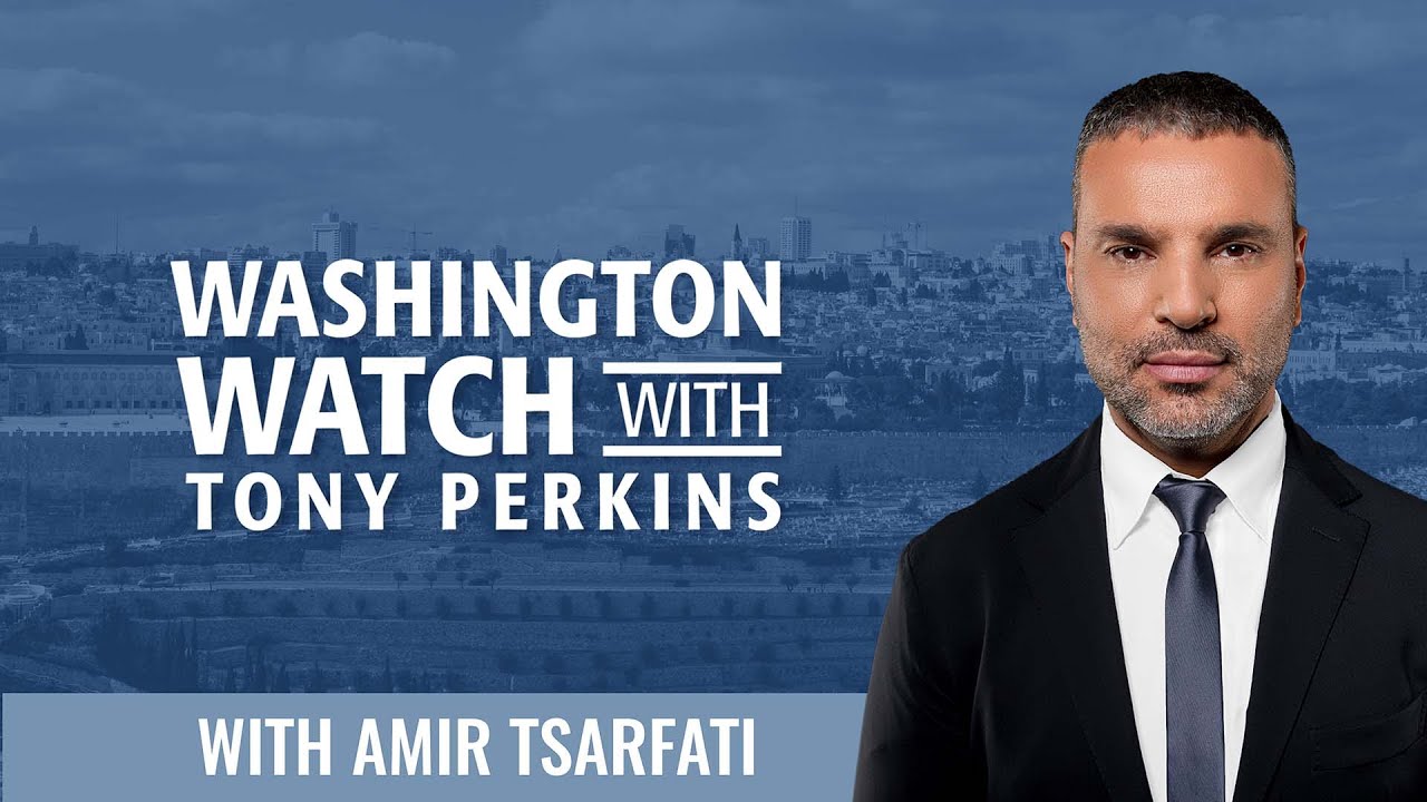 Amir Tsarfati Joins Tony Perkins on Washington Watch - Harbingers TV